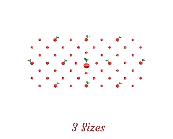 Cherry Machine Embroidery Design Instant Download - Etsy