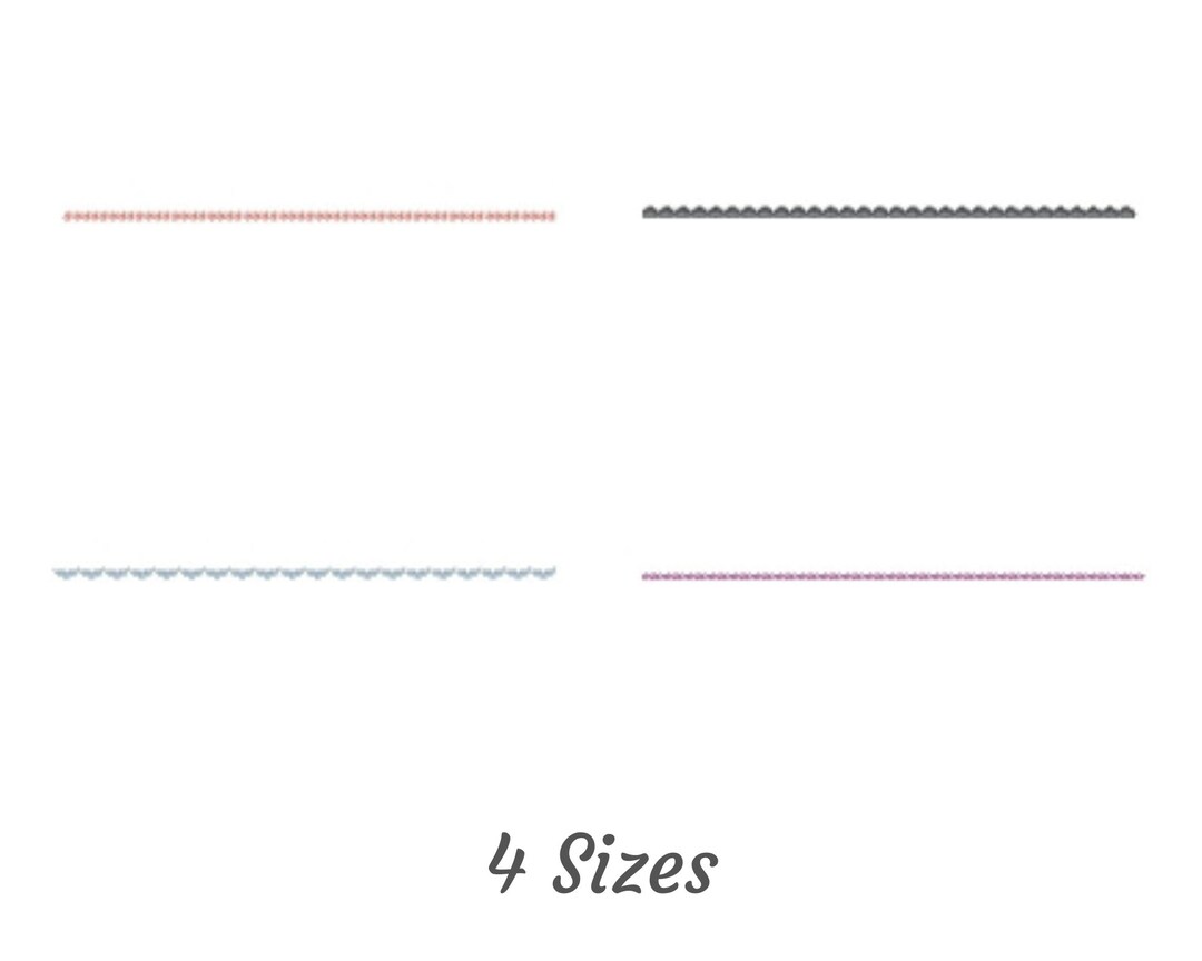 Dynamic Endless Border Embroidery Design, Machine Embroidery Pattern- 4 ...