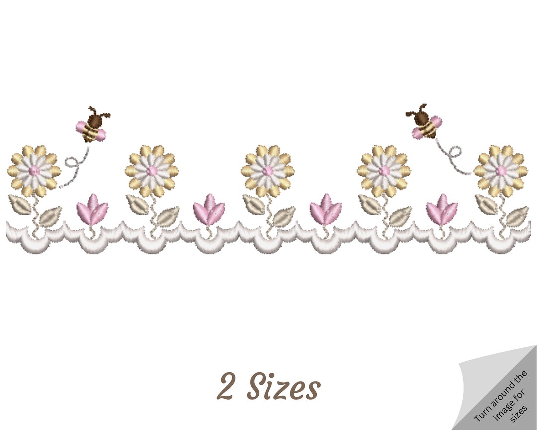 Cut Work Border Embroidery Design - Creative Border Machine Embroidery ...