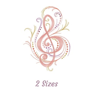 Music Notes Embroidery Design - Creative Machine Embroidery Pattern ...