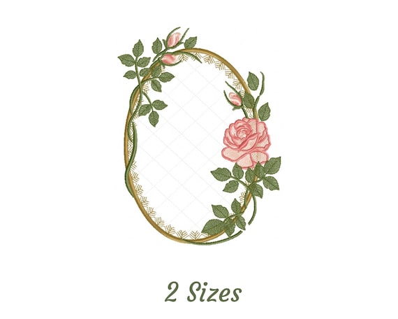Creative Frame Machine Embroidery Design Instant Download - Etsy
