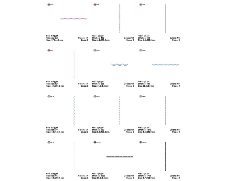 Dynamic Endless Border Embroidery Design Machine Embroidery - Etsy