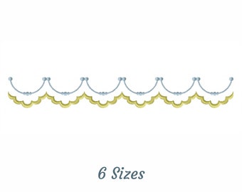 Cut Work Border Machine Embroidery Design,instant Download - Etsy