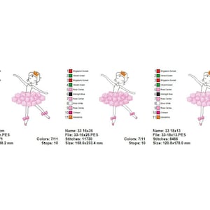 Dancing Girl Embroidery Design - Cute Girl Machine Embroidery Pattern ...