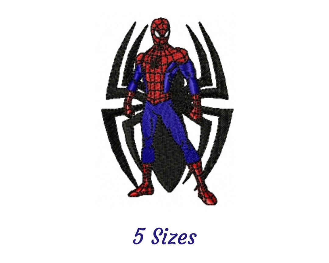 Spider Man Embroidery Design - Spider Man Cartoon Machine Embroidery ...
