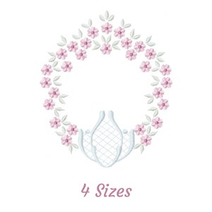 Applique Small Flower Embroidery Design Small Flower Machine Embroidery ...