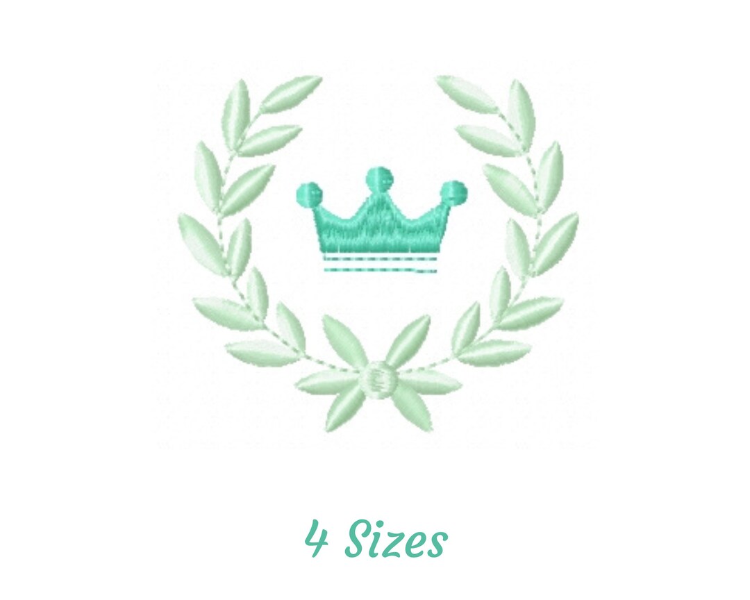 Crown Embroidery Design - Creative Crown Machine Embroidery Pattern ...