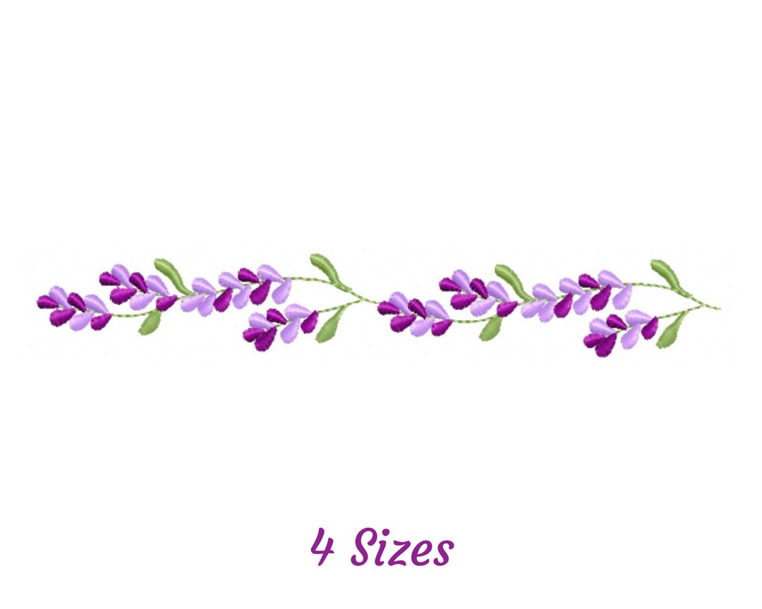 Endless Border Embroidery Design, Machine Embroidery Pattern - Instant ...