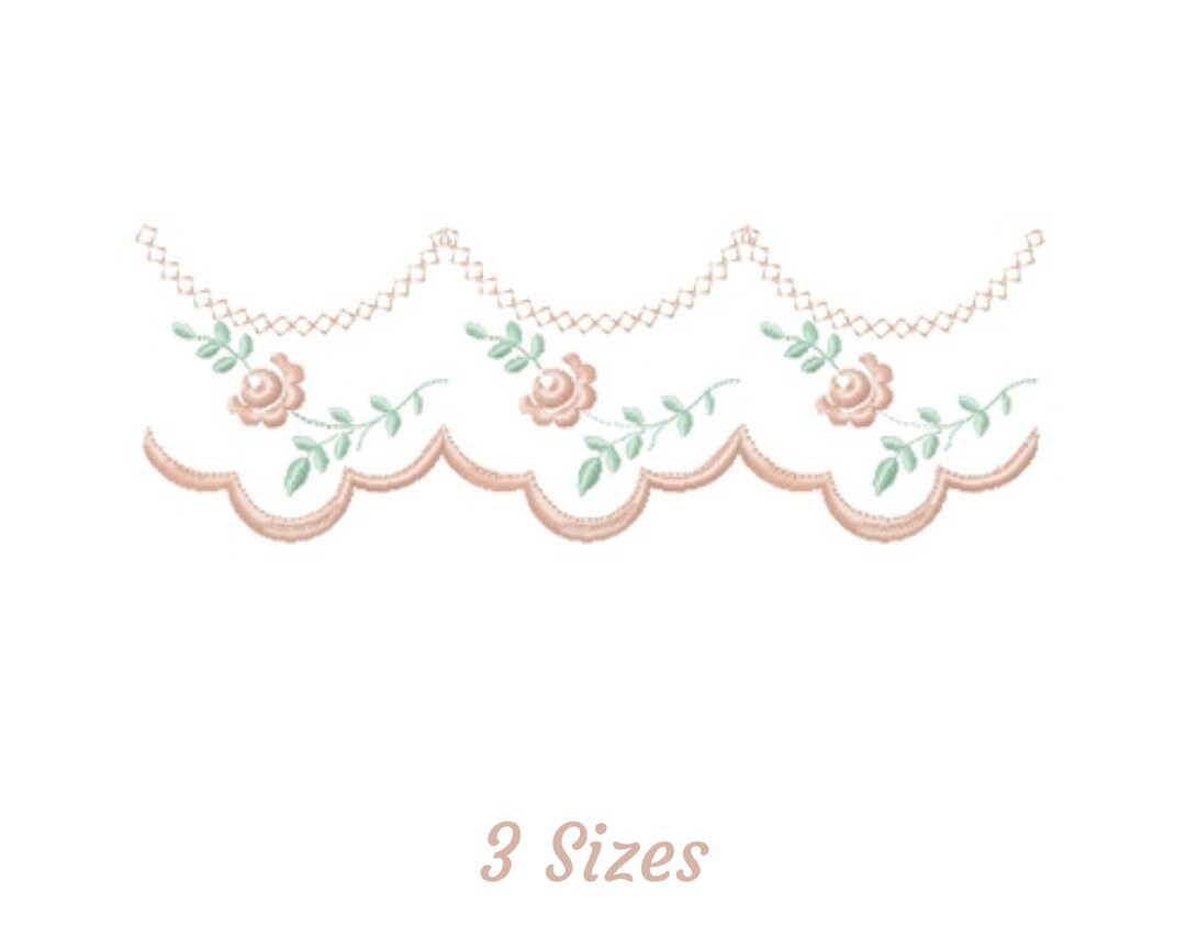 Cut Work Border Embroidery Design - Creative Border Machine Embroidery ...