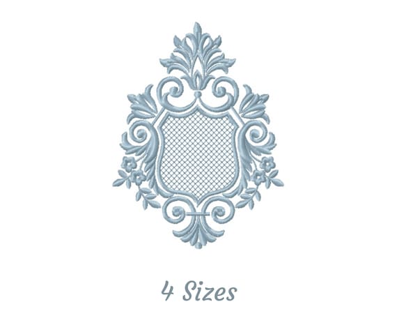 Frame Machine Embroidery Design Instant Download - Etsy