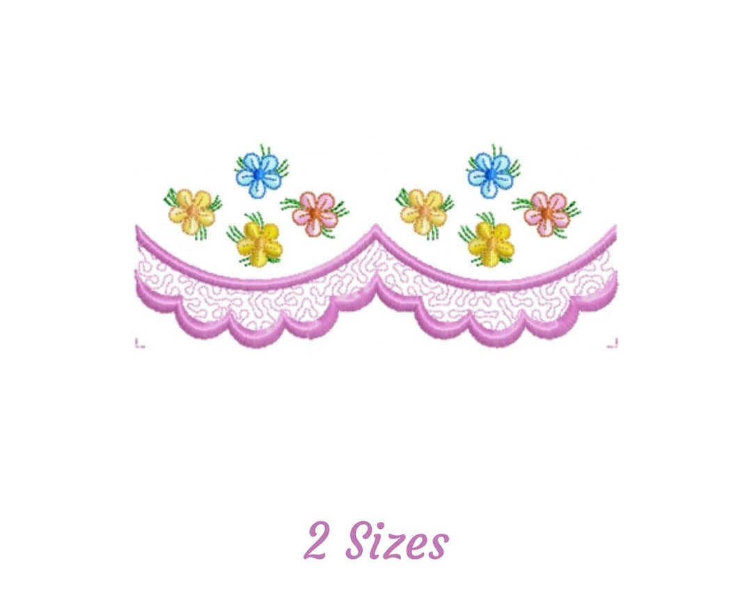 Cut Work Border Embroidery Design - Creative Border Machine Embroidery ...