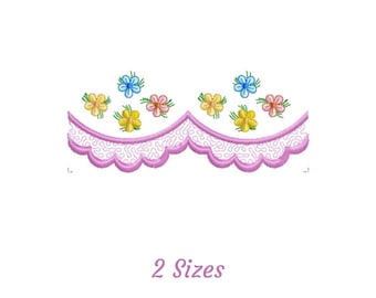 Cut Work Border Machine Embroidery Design,instant Download - Etsy