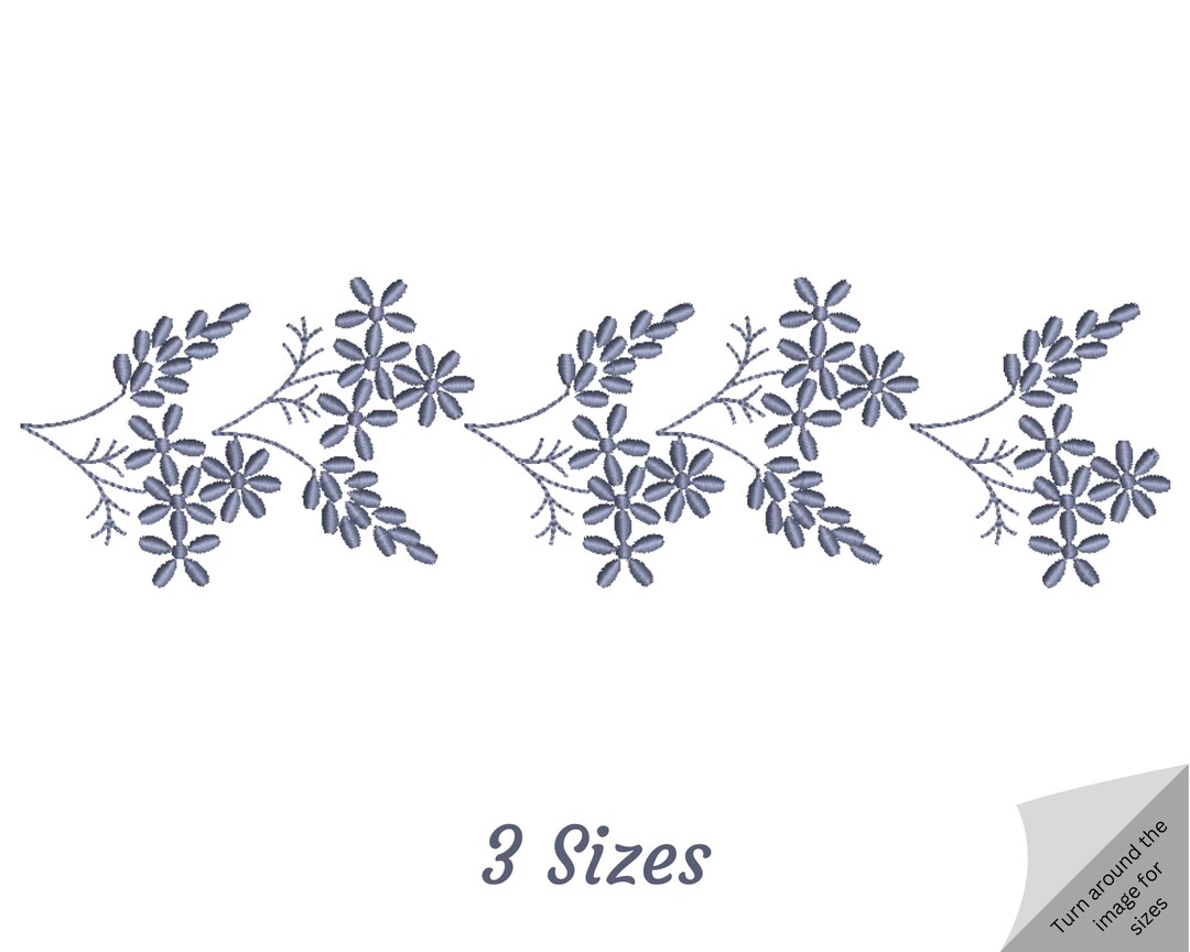 Fantastic Border Embroidery Design - Creative Border and Corner Machine ...