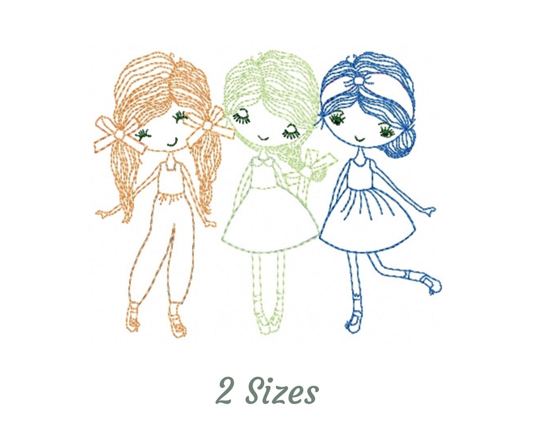 Line Work Machine Embroidery Designs, Instant Download - Etsy