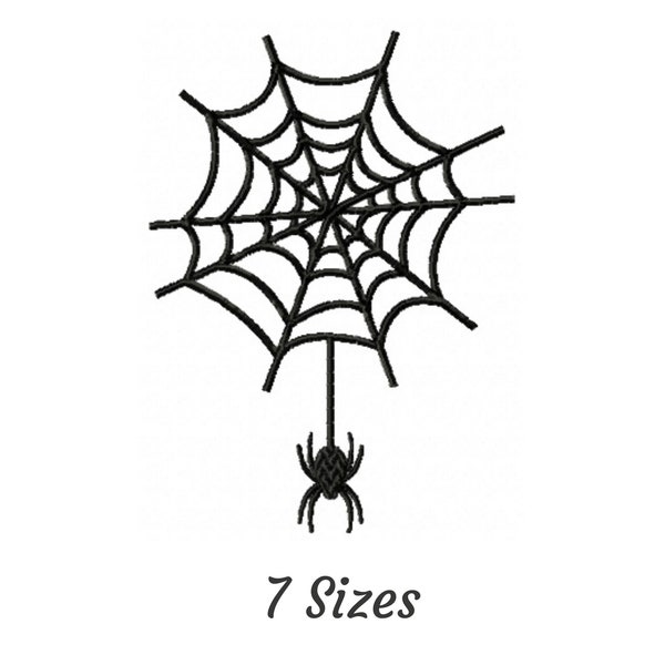 Spider Web Embroidery Design - Etsy