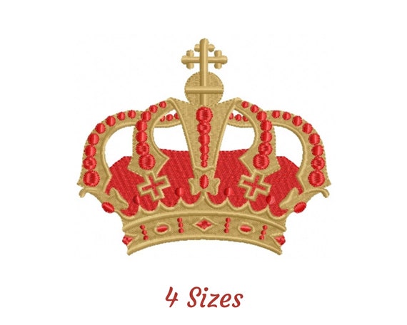 Crown Machine Embroidery Design Instant Download - Etsy