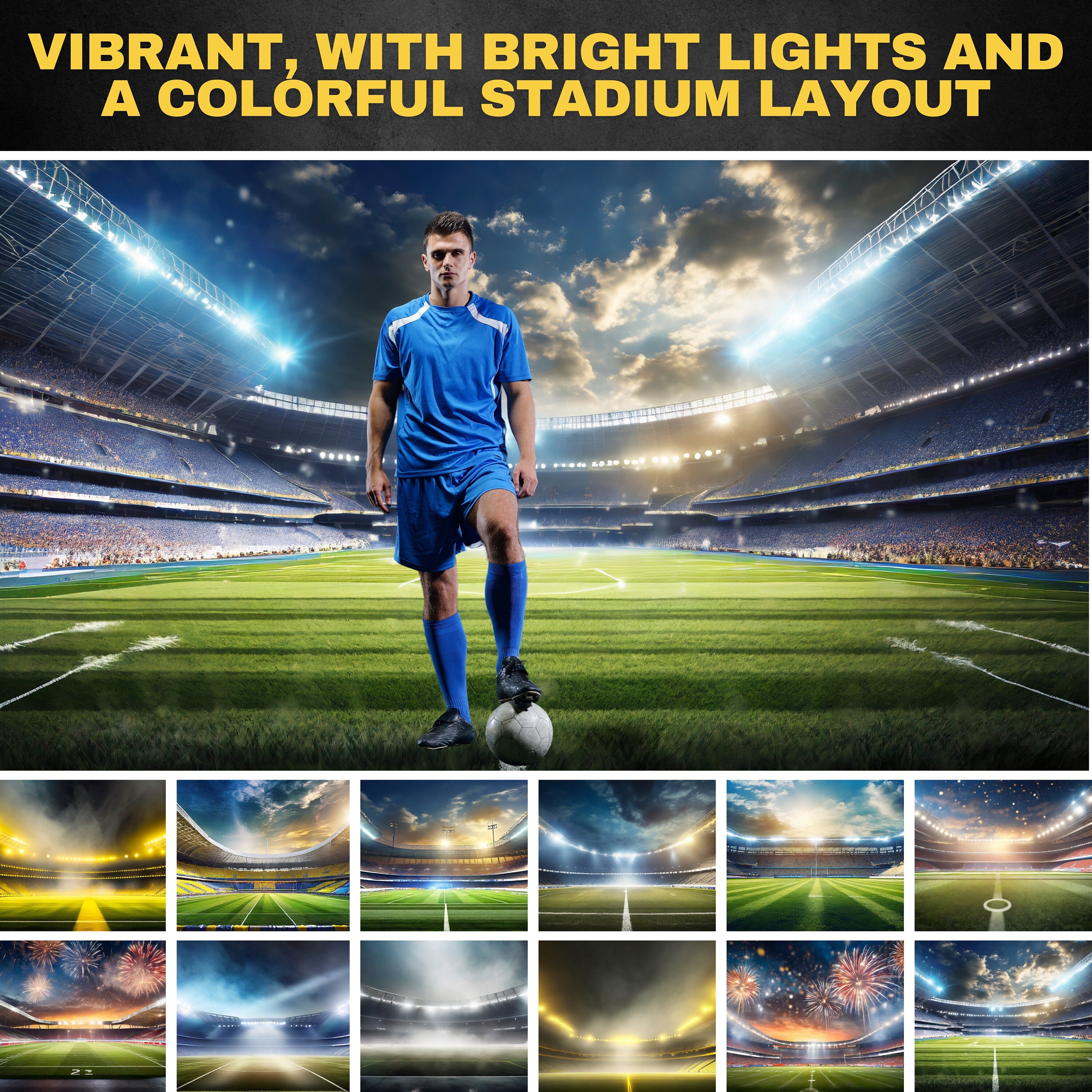 Elevate Your Football Photography With Captivating Night Game Stadium ...