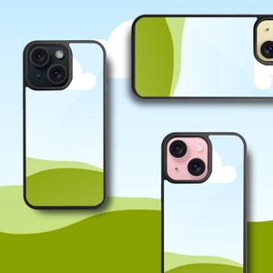 Realistic Canva Mockup Template for iPhone 16 Case Design iPhone Mock ...