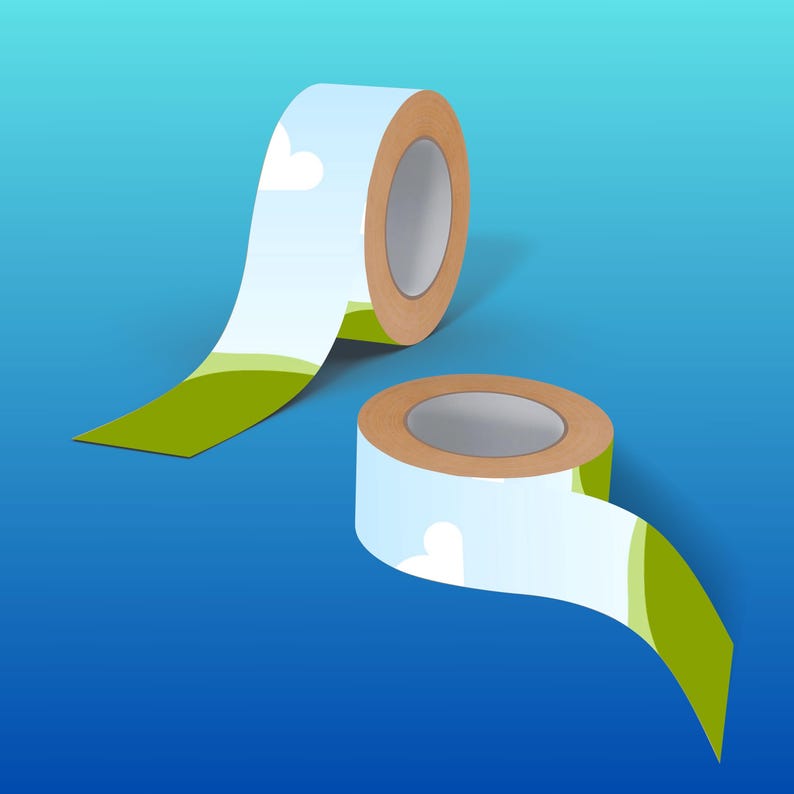 Custom Duct Tape Branding Mockup | Canva Template (digital Download) - Etsy