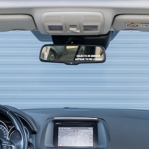 Car Rearview Mirror Mockup | Car Sticker Mockup for Mirror | Car Mockup ...
