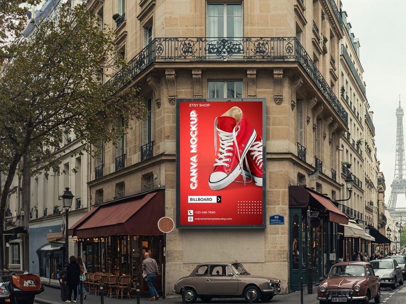 Billboard Mockup Canva Template Bundle: Urban Design, Drag & Drop ...