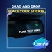 Car Rearview Mirror Mockup | Car Sticker Mockup for Mirror | Car Mockup ...
