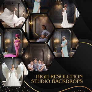 Royal Luxury Backdrops-fine Art Decor for Maternity, Wedding, and ...