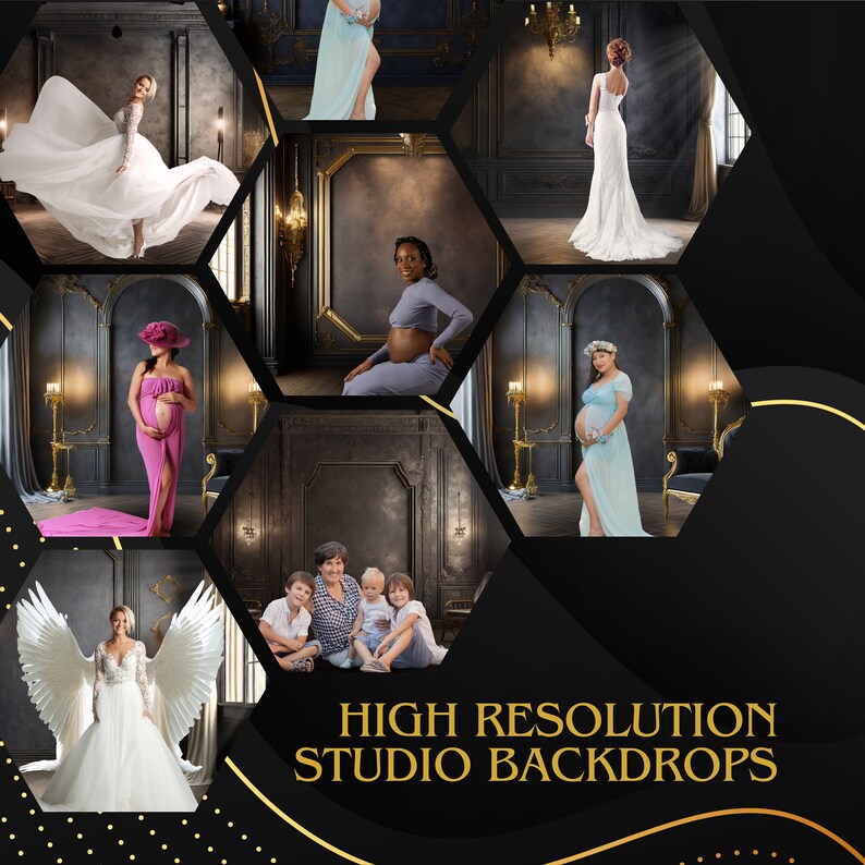 Luxury Royal Wedding Backdrops, Fine Art Photography (digital Download ...