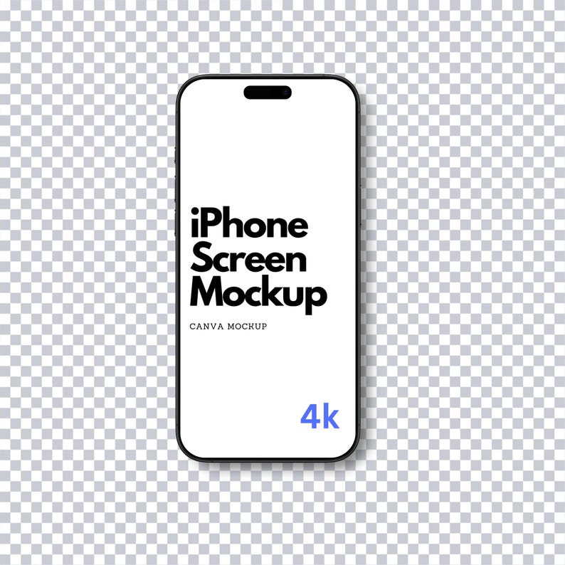 IPhone 16 to iPhone 13 Pro Max Screen Mockup Easy to Use in Canva Free ...