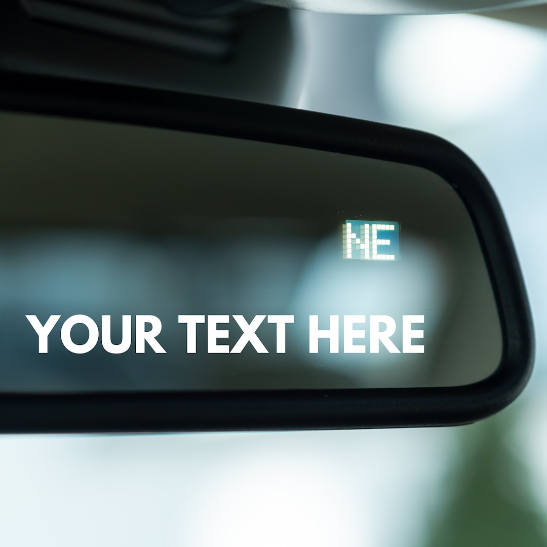 Car Rear-view and Wing Mirror Mockups for Automobile Decals or Stickers ...