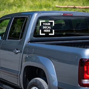 30 X Truck Mockup for Your Car Decals. Sticker Window Vehicle Mockups ...