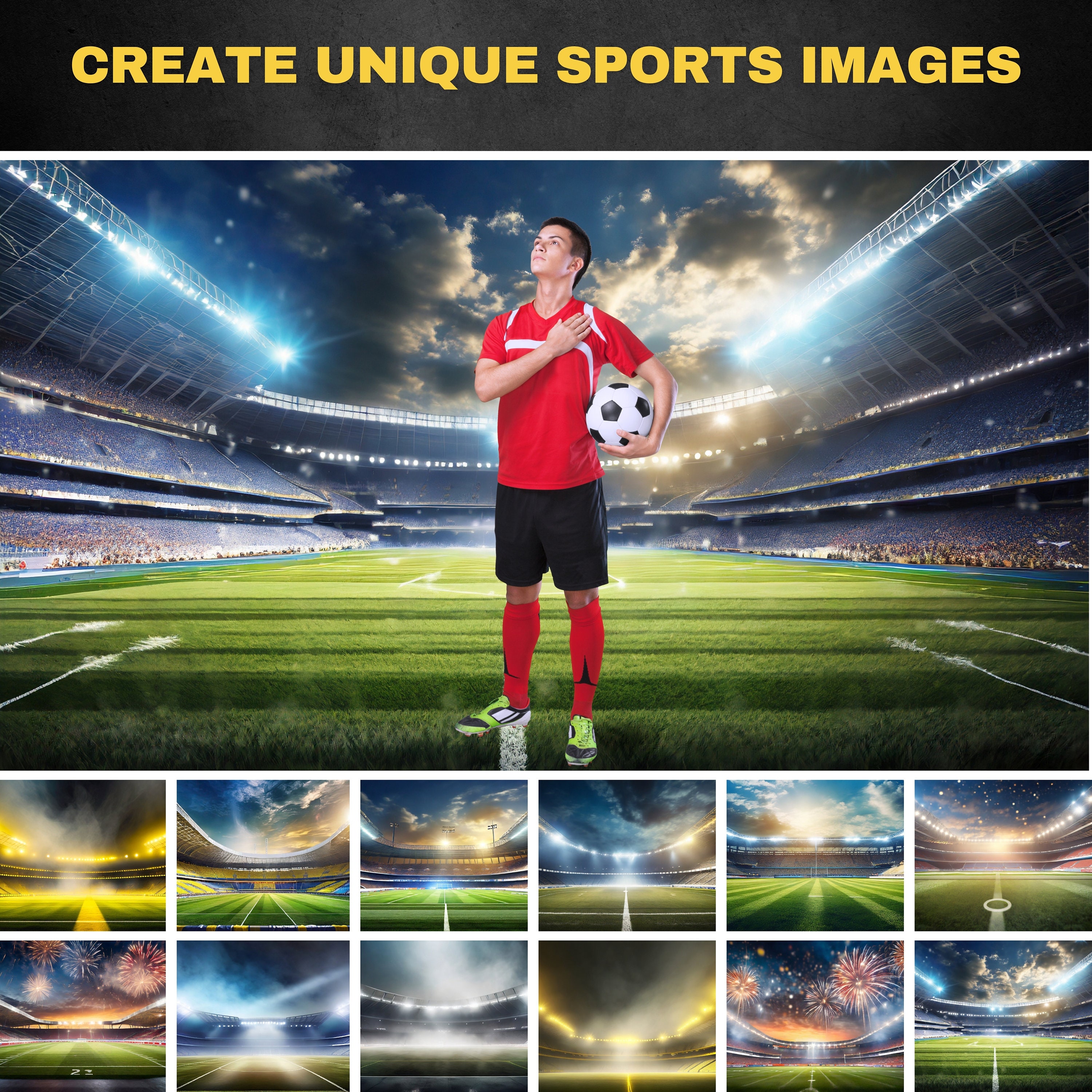 Elevate Your Football Photography With Captivating Night Game Stadium ...