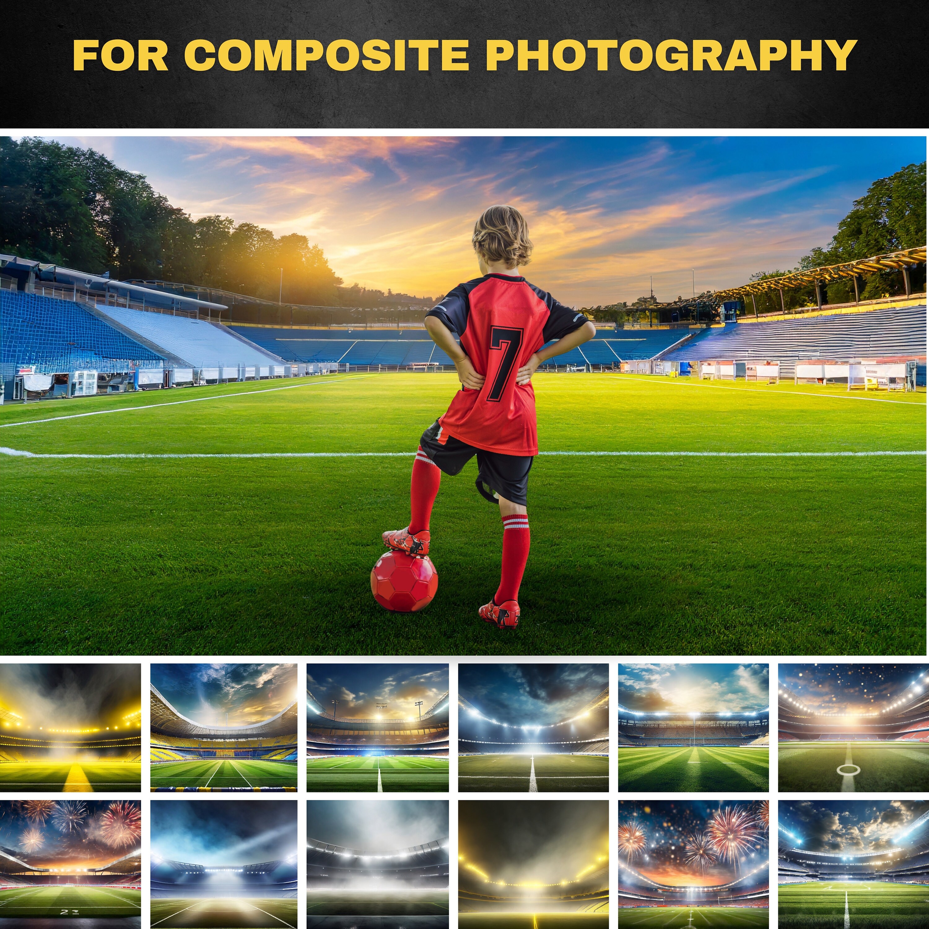 Elevate Your Football Photography With Captivating Night Game Stadium ...