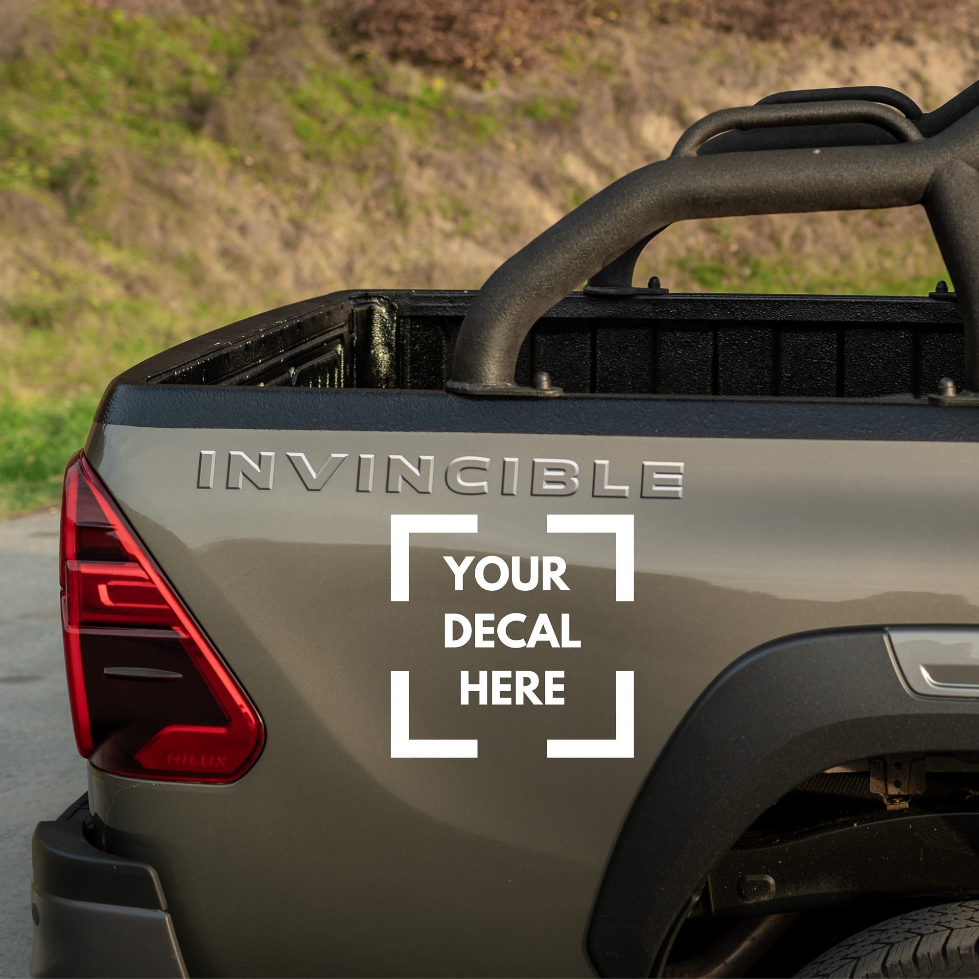 Truck Decal Mockup, Rear Window & Bumper (digital Download) - Etsy