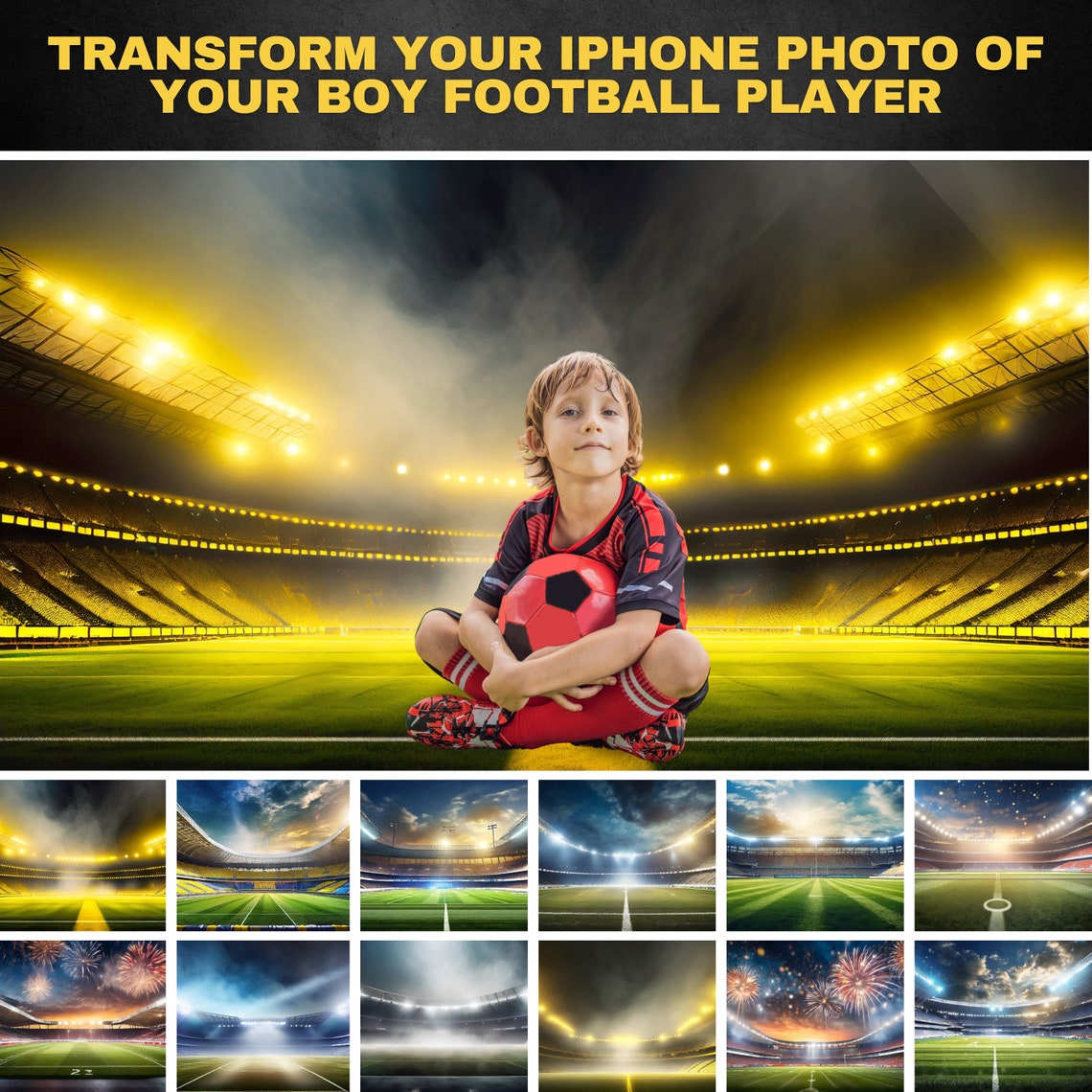 Elevate Your Football Photography With Captivating Night Game Stadium ...