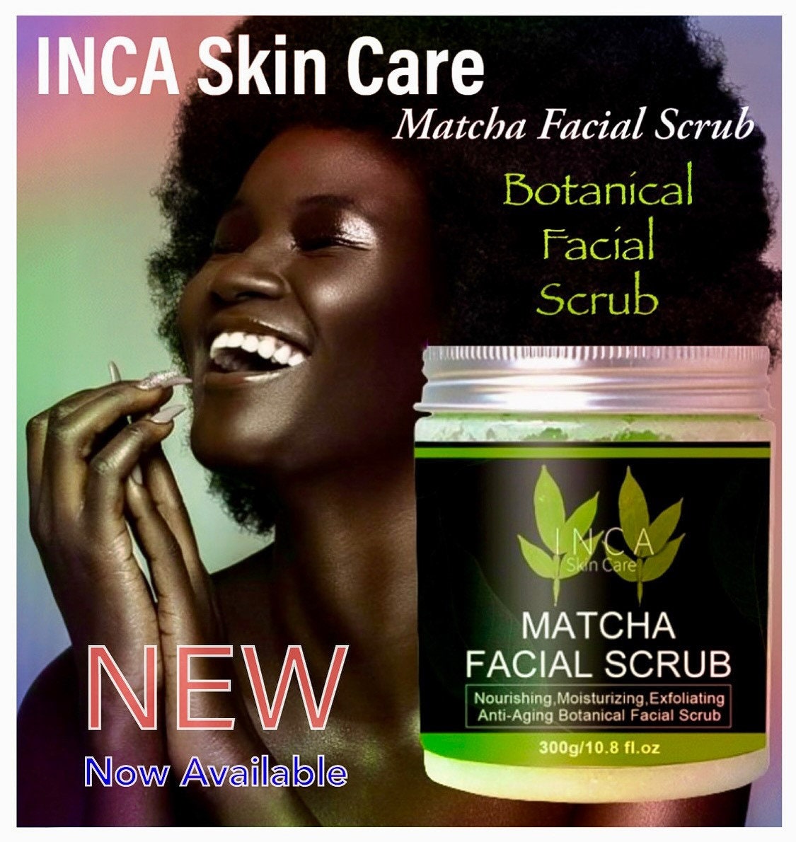 MATCHA Facial Scrub - Etsy
