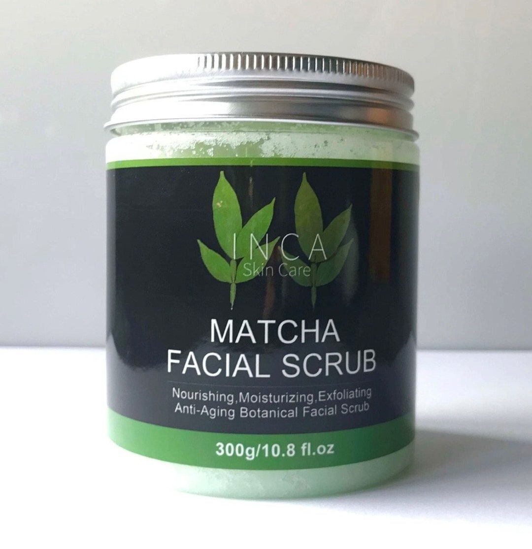 MATCHA Facial Scrub - Etsy