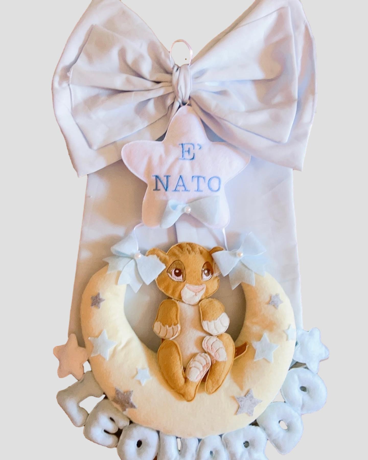 Simba Birth Bow Welcome Cockade Baby Layette Corredinandia - Etsy