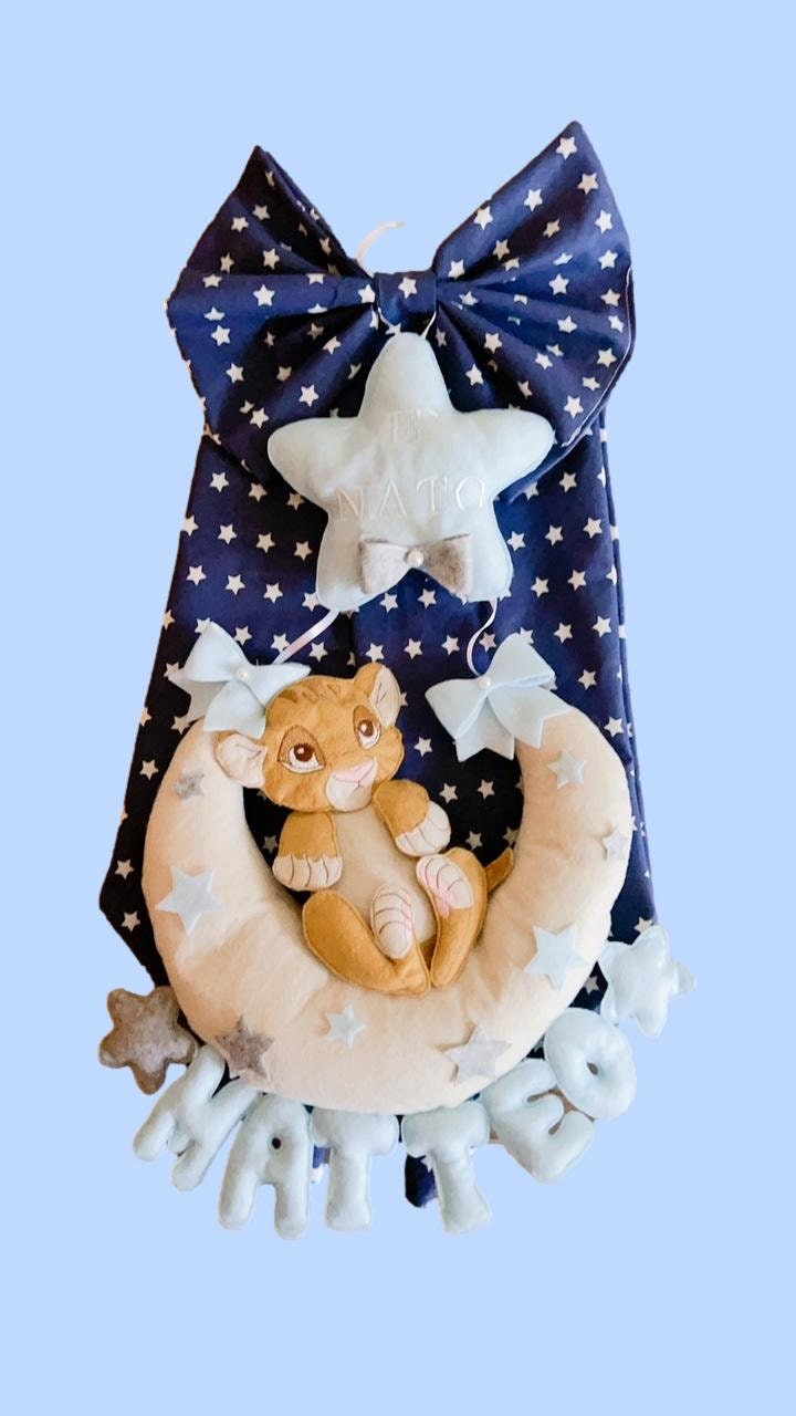 Simba Birth Bow Welcome Rosette Newborn Layette Corredinandia - Etsy