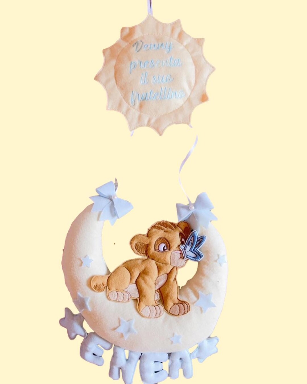 Simba Birth Bow Welcome Cockade Baby Layette Corredinandia - Etsy