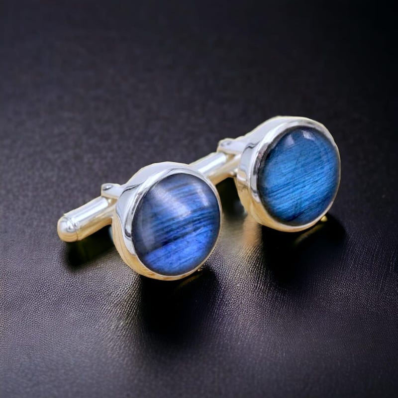 Gemstone Cufflinks - Etsy