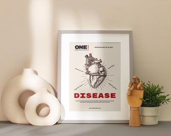 Heart Healthy Posters - Etsy