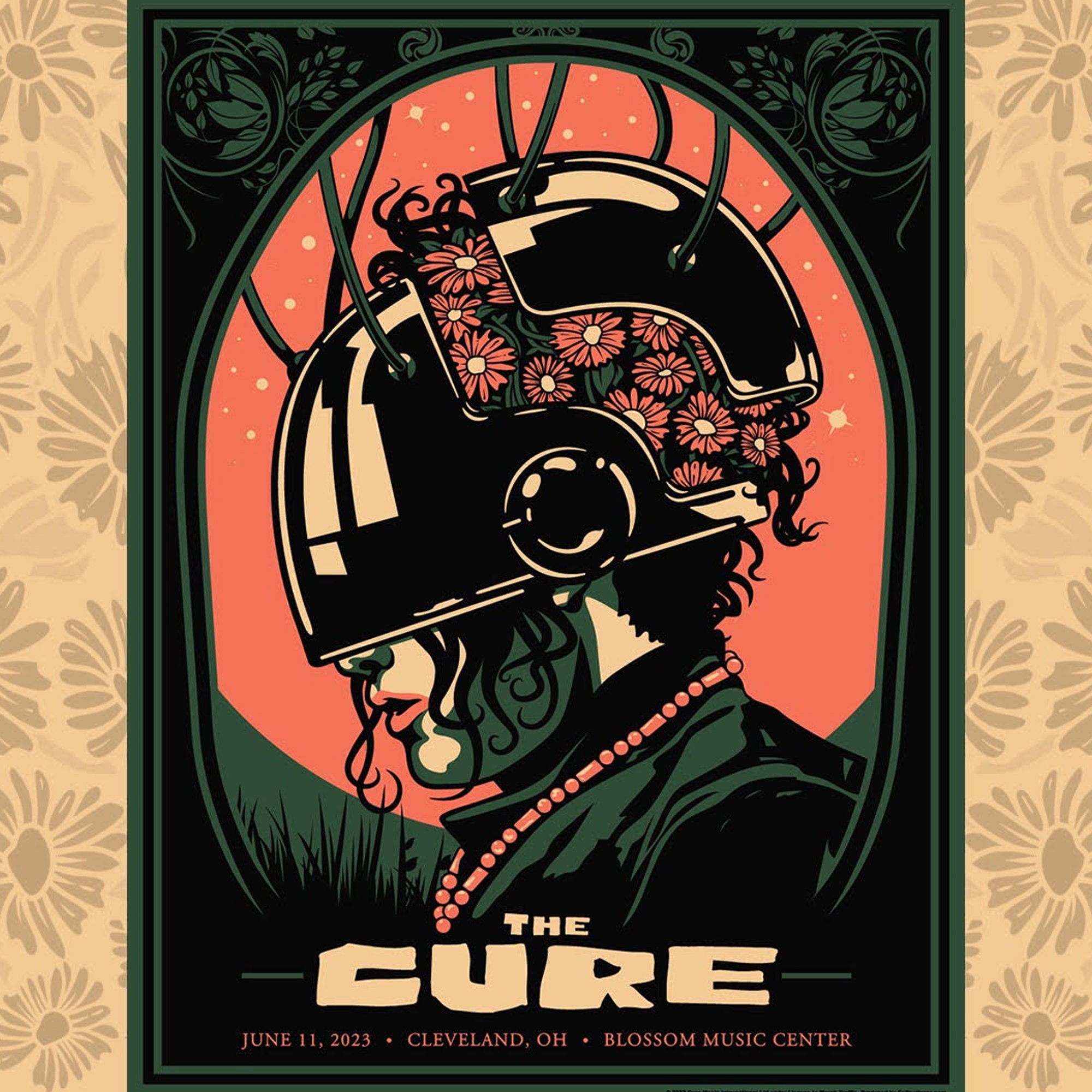 2023 The Cure Tour 2023 Poster, The Cure World Tour 2023 Poster Wall ...