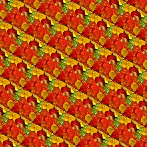 Gummy Bears Multi Colored Digital Pattern - Etsy