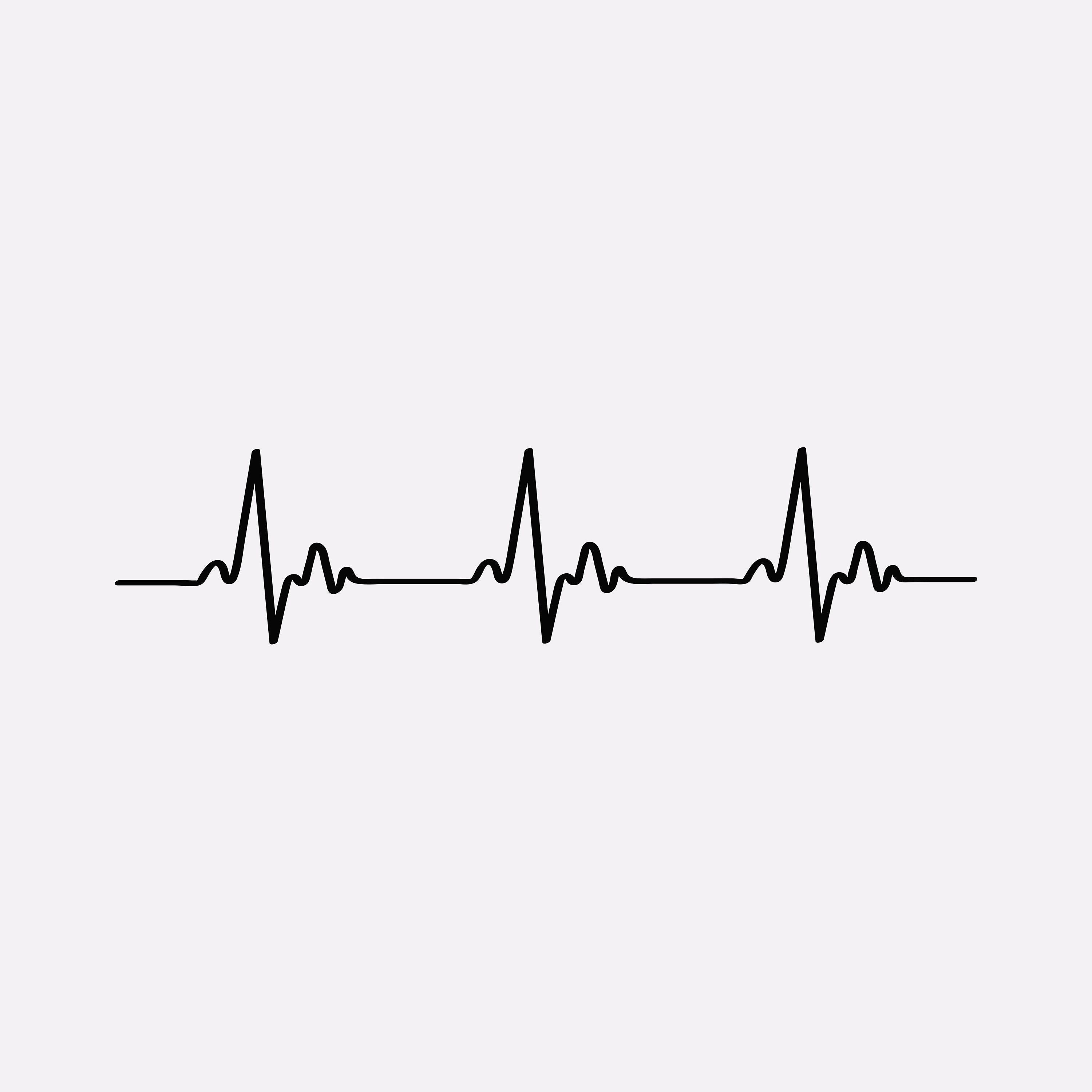 Heartbeat Line SVG Files ECG EKG Cut Files Healthcare Vector Files ...