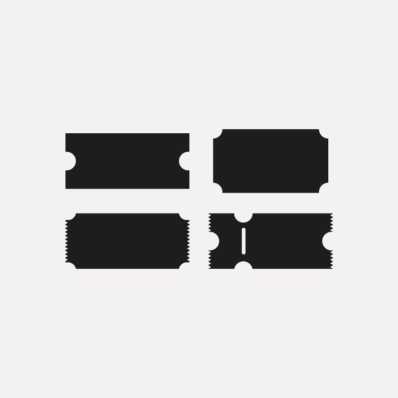 Ticket svg, Kinokarte png, Film png, Ticket Vorlage svg, Geburtstag Clipart - Etsy.de