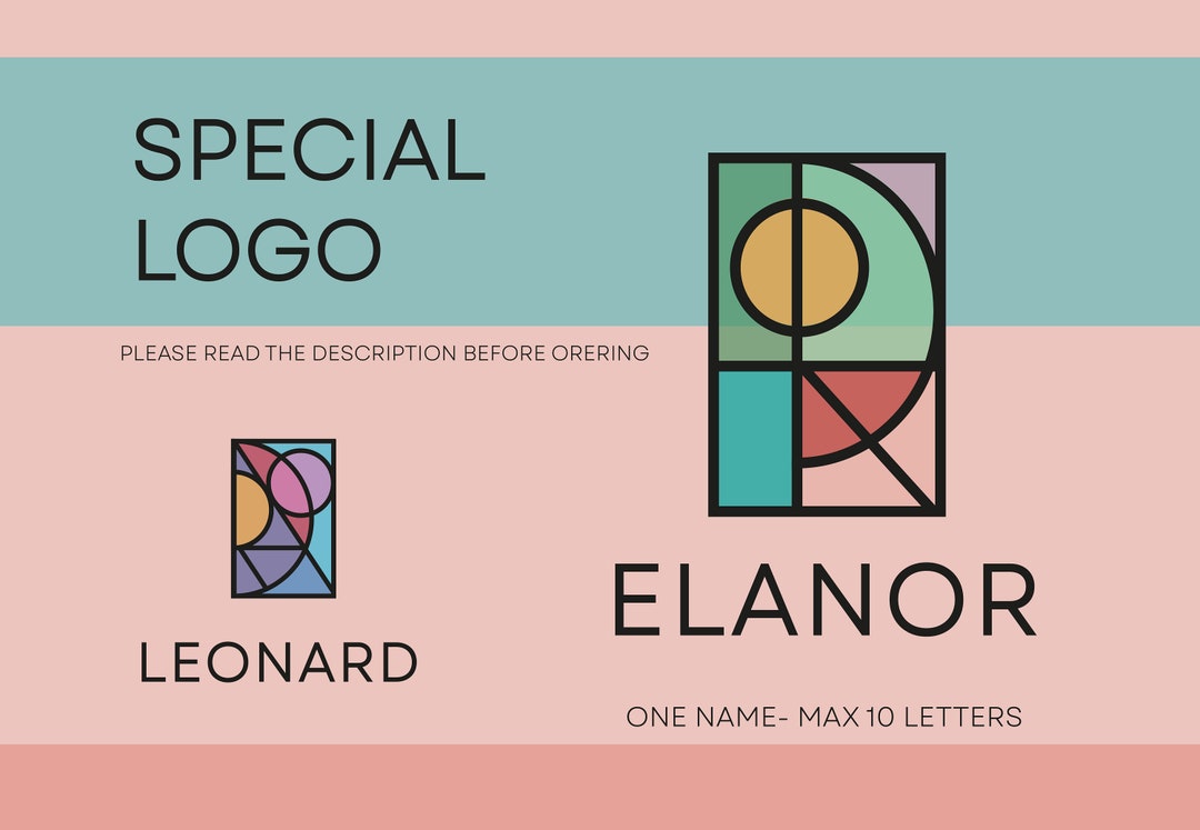 For 1 Name Custom Name Logo Svg Design Name Logo Svg - Etsy