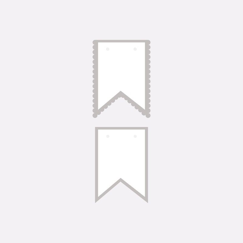Pennant Outline Svg - Etsy