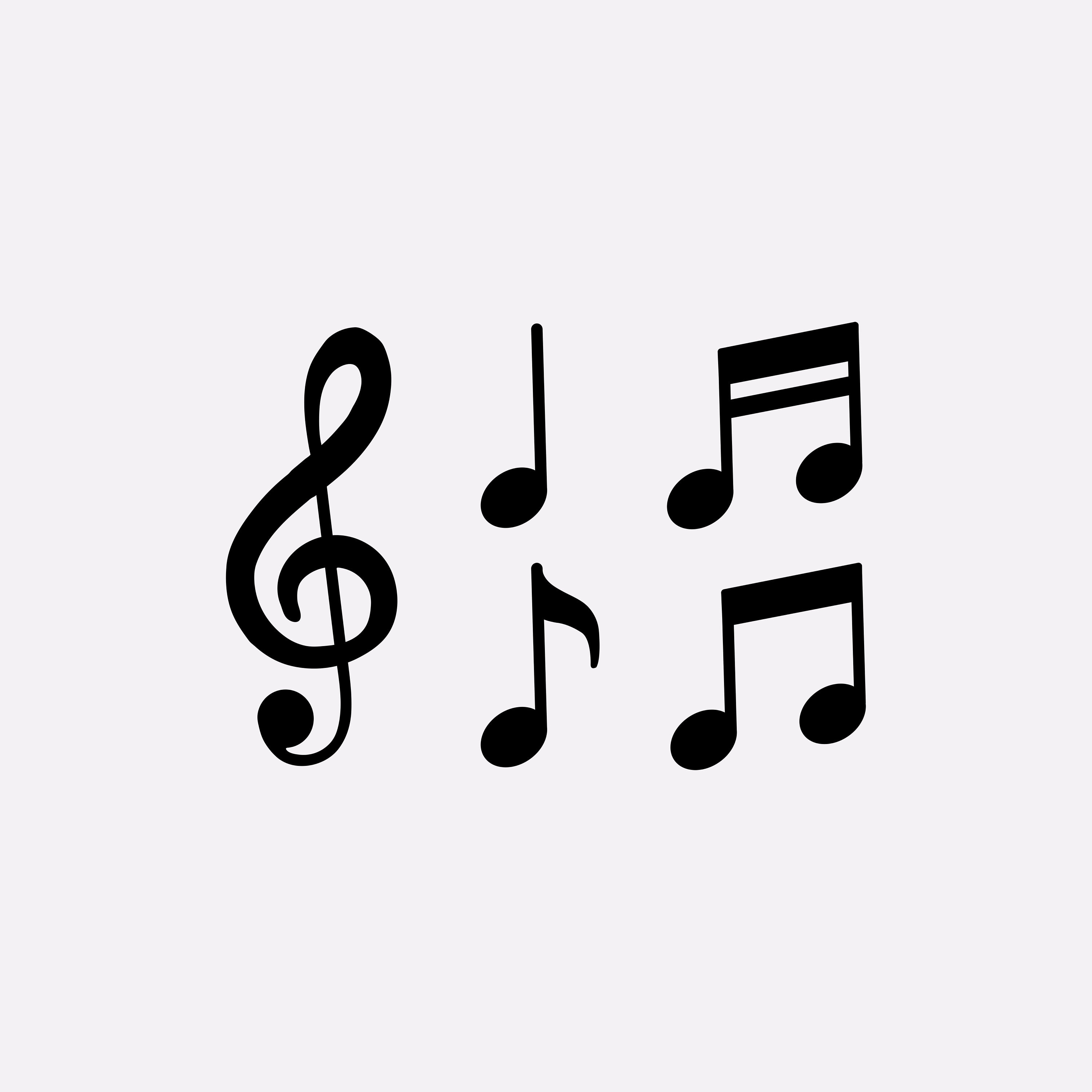 Music Notes SVG, Music Note SVG Bundle, Music Notes Clipart, Music ...