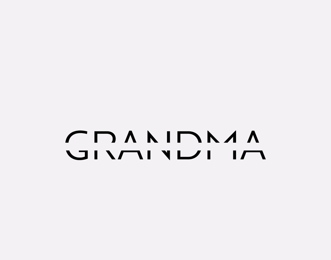 Grandma SVG, Grandmother Svg, Grandma Split Name Frame Svg, Granny Svg ...